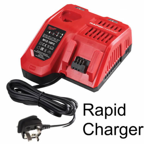Milwaukee M12-18C 240v UK 18v & 12v Dual battery multi Lithium charger
